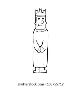 Cartoon Happy King Stock Vector (Royalty Free) 103755719 | Shutterstock