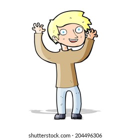Cartoon Happy Man Stock Vector (Royalty Free) 204496306 | Shutterstock