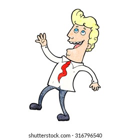 Cartoon Happy Office Man Stock Vector (Royalty Free) 316796540 ...