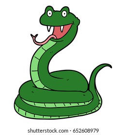 Cartoon Happy Snake Stock Vector (Royalty Free) 716688169 | Shutterstock