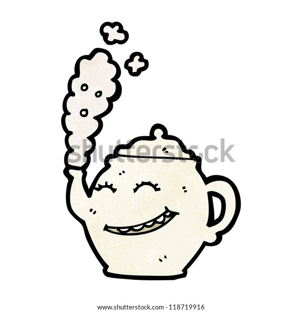 Cartoon Happy Tea Pot Stock Vector (Royalty Free) 118719916 | Shutterstock