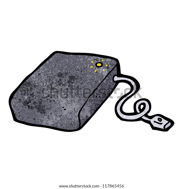 Cartoon Hard Drive Stock Vector (Royalty Free) 117865456 | Shutterstock