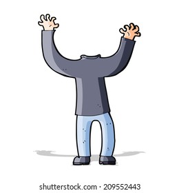 Cartoon Headless Body Stock Vector (Royalty Free) 167705237