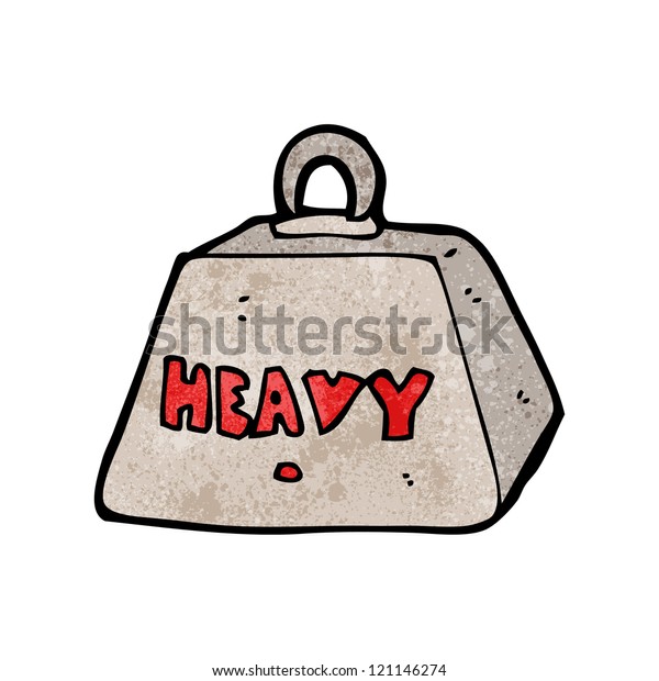Cartoon Heavy Weight Symbol Stock Vector (Royalty Free) 121146274