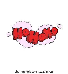 Cartoon Ho Ho Ho Symbol Stock Vector (Royalty Free) 112738726 ...