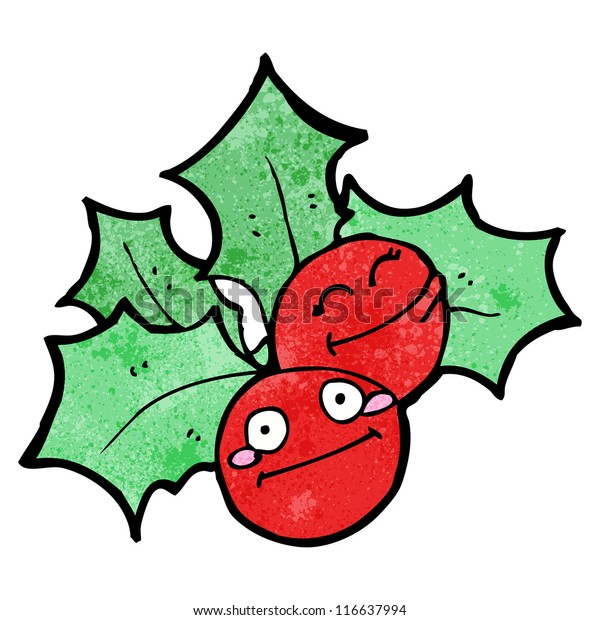 Cartoon Holly Stock Vector (Royalty Free) 116637994 | Shutterstock