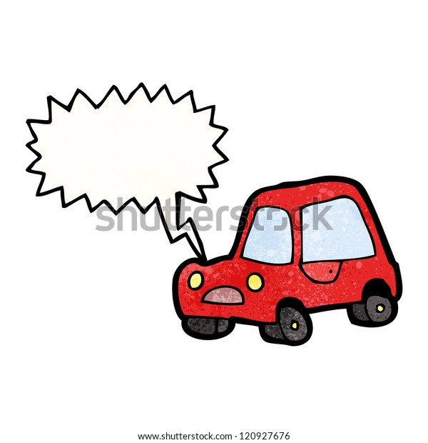 Cartoon Honking Car Stock Vector (Royalty Free) 120927676 | Shutterstock