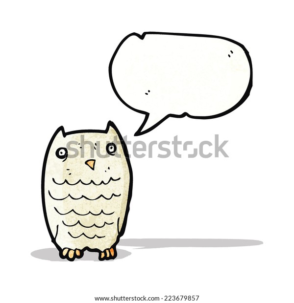 Cartoon Hooting Owl Stock Vector (Royalty Free) 223679857 | Shutterstock