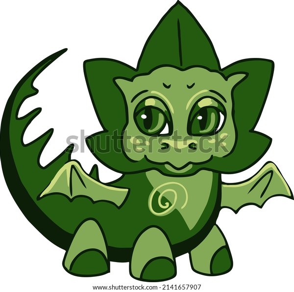 Cartoon Humanized Green Creatures Can Be 库存矢量图（免版税）2141657907 ...