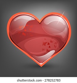 Cartoon Icon Lives Game Vector Illustration Stock Vector (Royalty Free ...
