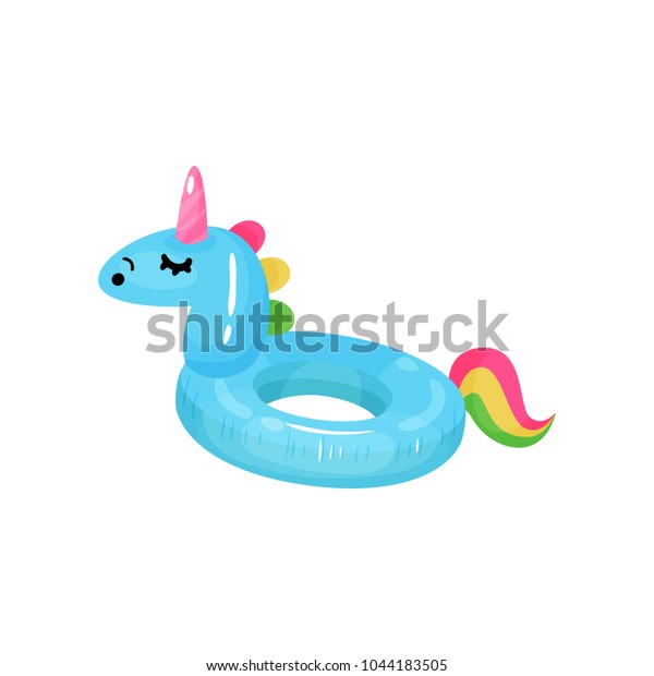 Cartoon Icon Rubber Ring Swimming Shape Stock Vector (Royalty Free ...