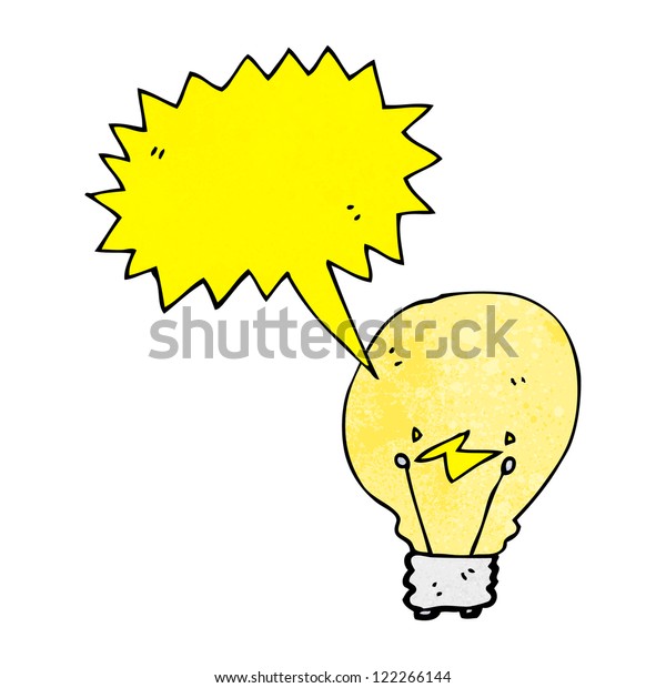 Cartoon Idea Light Bulb Symbol Stock Vector (Royalty Free) 122266144 ...