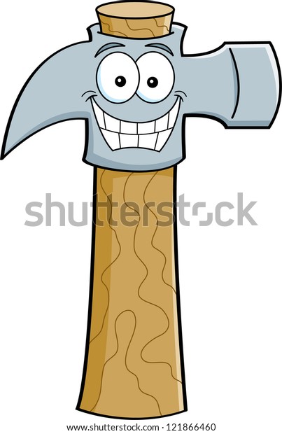 Cartoon Illustration Hammer Stock Vector (Royalty Free) 121866460 ...