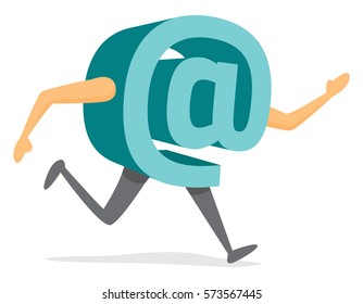 Cartoon Illustration Internet Address Stock Vector (Royalty Free ...