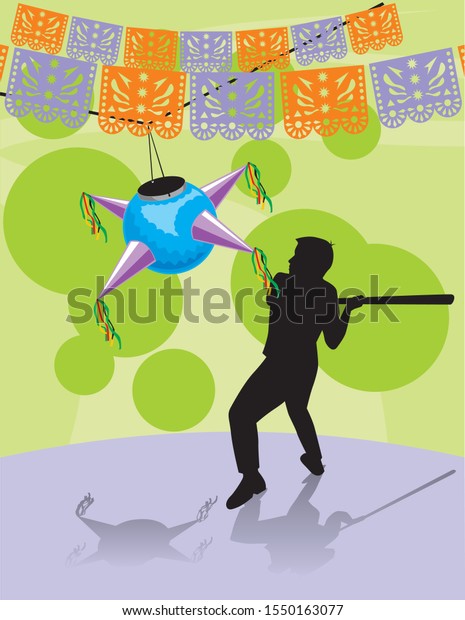 Cartoon Illustration Kid Hitting Stock Vector (Royalty Free) 1550163077 ...