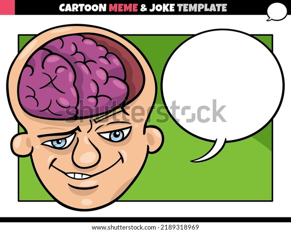 Cartoon Illustration Meme Template Blank Comic: เวกเตอร์สต็อก (ปลอดค่า ...