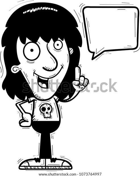 Cartoon Illustration Metalhead Talking Stock Vector (Royalty Free ...