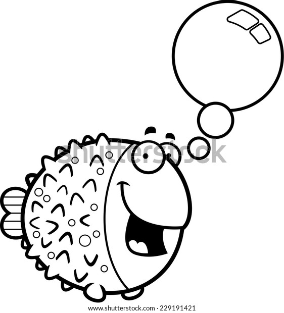 Cartoon Illustration Pufferfish Talking Stock Vector (Royalty Free) 229191421 | Shutterstock