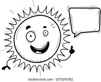 Cartoon Illustration Sun Talking Stock Vector (Royalty Free) 1073193782 ...