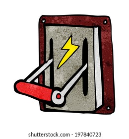 Cartoon Industrial Machine Lever Stock Vector (Royalty Free) 197840723 ...