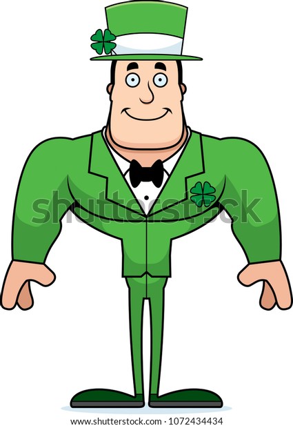 Cartoon Irish Man Smiling Stock Vector (Royalty Free) 1072434434 ...