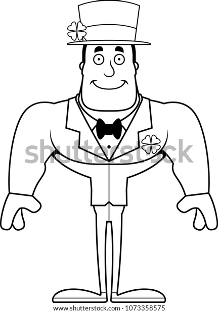 Cartoon Irish Man Smiling Stock Vector (Royalty Free) 1073358575 ...