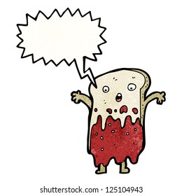 Cartoon Jam Spread Toast Stock Vector (Royalty Free) 125104943 ...