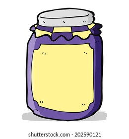 Cartoon Jar Jam Stock Vector (Royalty Free) 202590121