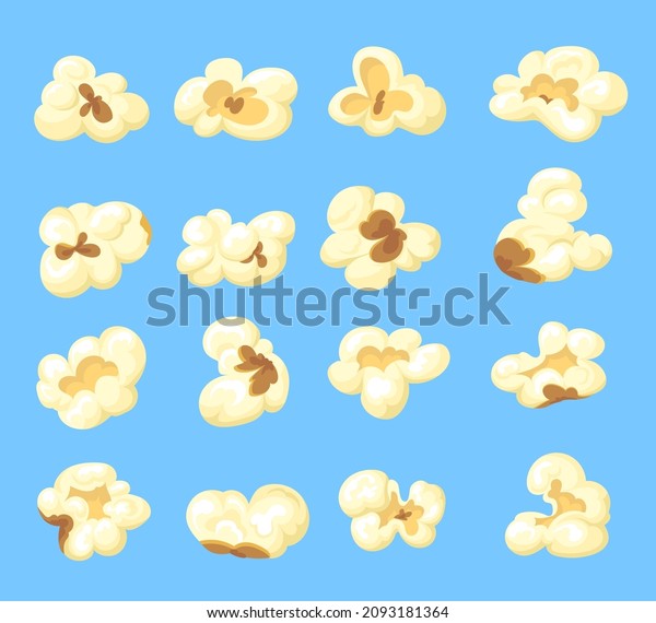 Cartoon Kernels Popcorn Kernel Salty Pop Stock Vector (Royalty Free ...