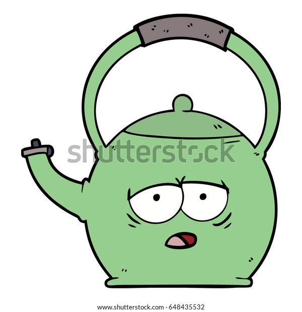 Cartoon Kettle Stock Vector (Royalty Free) 648435532