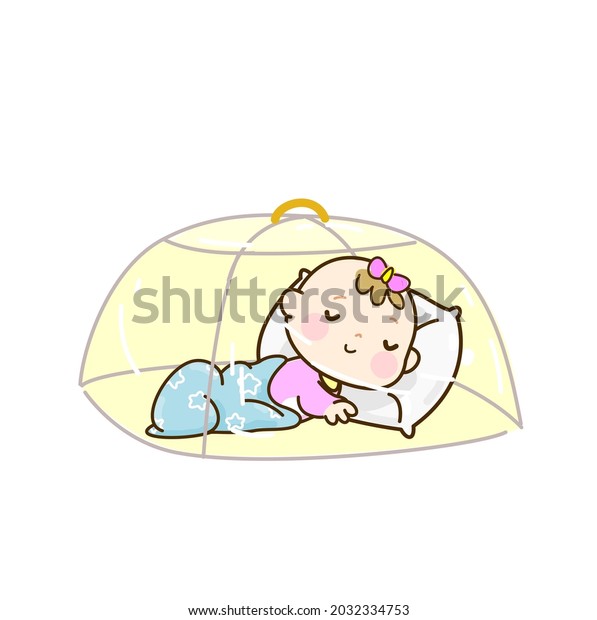 Cartoon Kids Sleeping Character Vector Stock Vector (Royalty Free ...