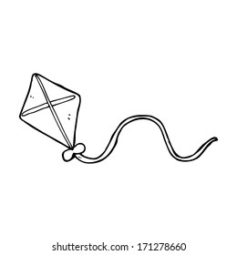 Kite Cloudsa Simple Sketch Drawn By Stock Vector (Royalty Free) 1708264174