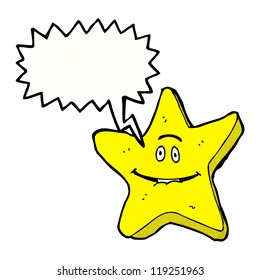 Cartoon Talking Star Stock Vector (Royalty Free) 120696163 | Shutterstock