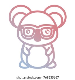 Cartoon Koala Glasses Stock Vector (Royalty Free) 769335667 | Shutterstock