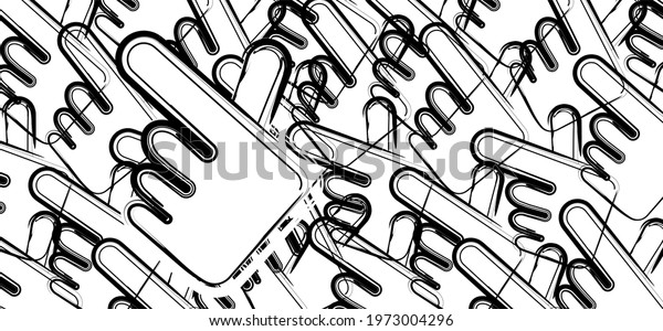 Cartoon Korea V Finger Wave Icon: เวกเตอร์สต็อก (ปลอดค่าลิขสิทธิ์ ...