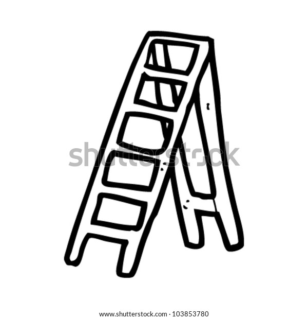 Cartoon Ladder Stock Vector (Royalty Free) 103853780