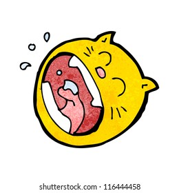 Cartoon Laughing Cat Stock Vector (Royalty Free) 116444458 | Shutterstock