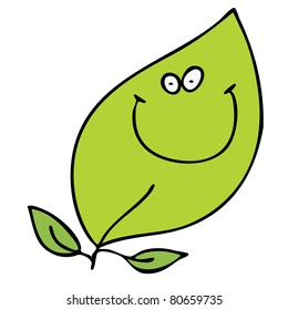 Cartoon Leaf Stock Vector (Royalty Free) 80659735 | Shutterstock