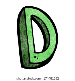 Cartoon Letter Stock Vector (Royalty Free) 174481352 | Shutterstock