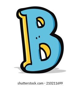 Cartoon Letter B Stock Vector (Royalty Free) 130887368