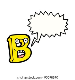 Cartoon B Letter Face Cartoon: เวกเตอร์สต็อก (ปลอดค่าลิขสิทธิ์ ...