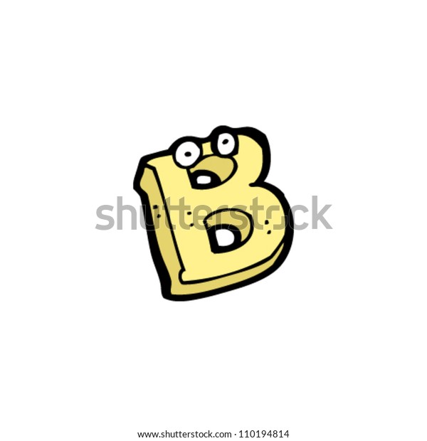Cartoon Letter B Stock Vector (Royalty Free) 110194814 | Shutterstock