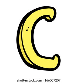 Cartoon Letter C Stock Vector (Royalty Free) 166007207 | Shutterstock