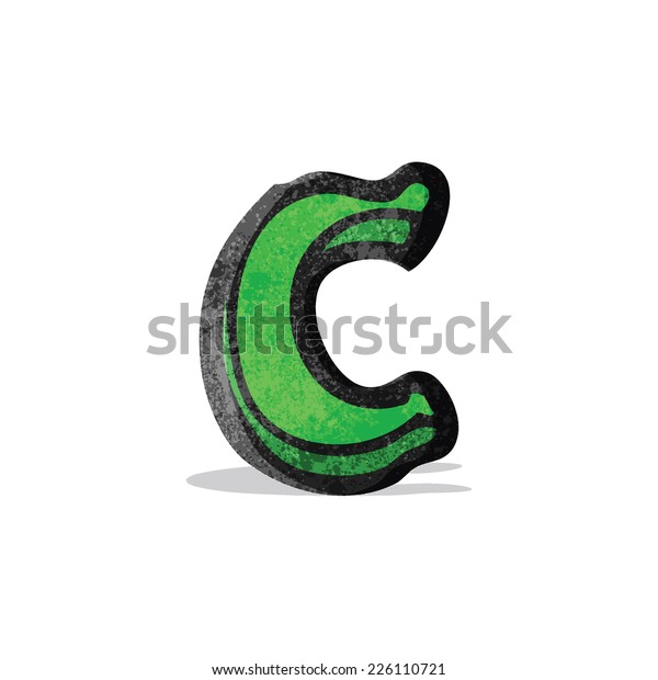 Cartoon Letter C Stock Vector (Royalty Free) 226110721 | Shutterstock
