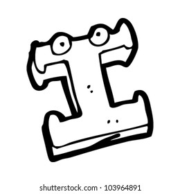 Cartoon Letter Face Stock Vector (Royalty Free) 103964891 | Shutterstock