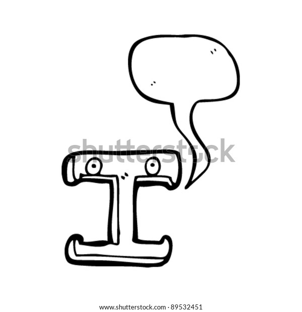 Cartoon Letter Face Cartoon Stock Vector (Royalty Free) 89532451 ...