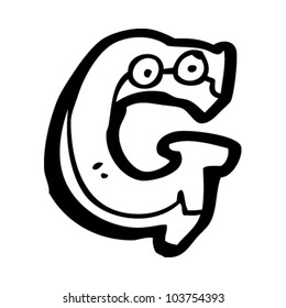 Cartoon Letter G Stock Vector (Royalty Free) 103754393 | Shutterstock