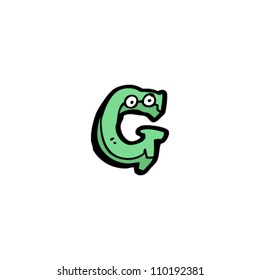 Cartoon Letter G Stock Vector (Royalty Free) 110192381 | Shutterstock