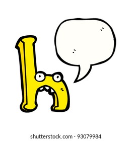Cartoon Letter H Stock Illustration 135329657 | Shutterstock