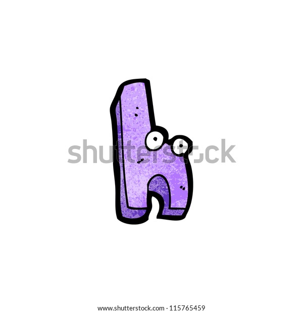 Cartoon Letter H Stock Vector (Royalty Free) 115765459 | Shutterstock